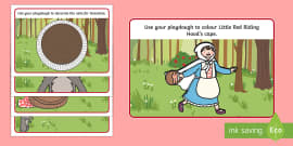 Little Red Riding Hood Word Mat (teacher made)