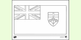 FREE! - Yukon Canada Flag Colouring Sheet | Colouring Sheets
