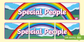 My Special People Wheel Activity Sheet (teacher made)