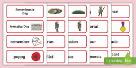 Remembrance Day Cut Outs (teacher made) - Twinkl