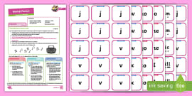 Physically Active Phonics Activities (teacher made) - Twinkl