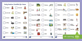 Daily Routine Cards for Home | Teaching Resources