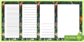 National tree week UK - Forest page borders - KS1