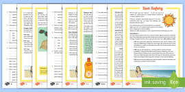 Sun Safety Leaflet - sun safety leaflet, sun, safety, leaflet
