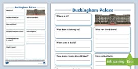 London Landmarks Fact File Template (teacher made) - Twinkl