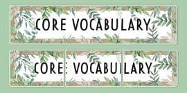 Botanical-Themed Meet Our Staff Display Banner - Twinkl