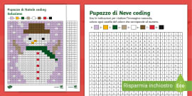 Coding con immagini di Natale (teacher made) - Twinkl