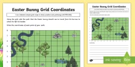 Blank Coordinates Grid - Twinkl - Geography (teacher made)