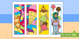 Colourful Rangoli Bookmarks | Primary Resources | Twinkl