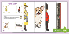 Jubilee Party Game Ideas Pin The Diamond On The Crown