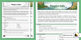 KS2 Niagara Falls Fact File - Twinkl - KS2 (teacher made)