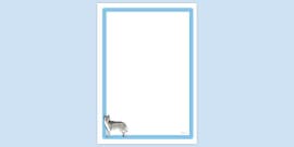 FREE! - Printable Dog Border | Page Borders | Twinkl