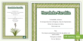 Harakeke Use in New Zealand - A Timeline (teacher made)