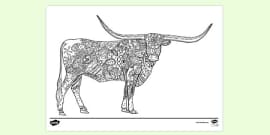 FREE! - Highland Cow Colouring Sheet | Colouring Pages