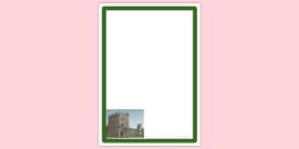 FREE! - Medieval Castle Page Border | Page Borders | Twinkl