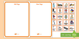 Push and Pull Toy Sorting Activity Worksheet - Twinkl
