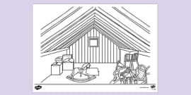 FREE! - Three Bears House Colouring | Colouring Sheet
