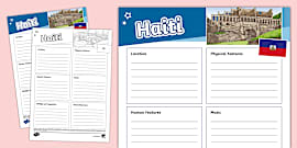 KS2 Haiti Fact File - Geography - Twinkl