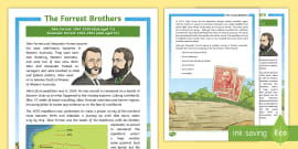 Australian Early Inland Explorers – Burke and Wills Fact File