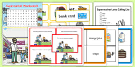 Supermarket Sequencing Cards (teacher made) - Twinkl