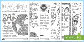 FREE! - Mindfulness Name Colouring Editable Bookmarks