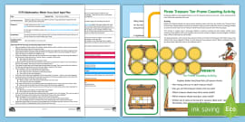 A4 KS1 Pirate Treasure Maths Challenge Poster (teacher made)