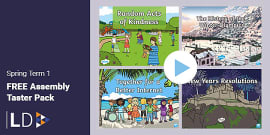 KS2 New Year Assembly Pack (teacher made)