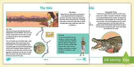 Ancient Egypt Geography Lesson | River Nile Resources