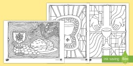 KS2 Symbols of Holy Communion Activity - Twinkl