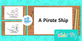 FREE! - How to Draw a Pirate Ship (teacher made) - Twinkl