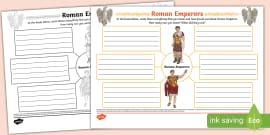 Roman Mind Maps Writing Frames (teacher made) - Twinkl