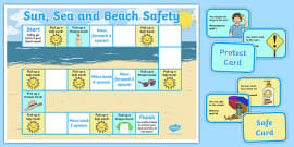 Sun Safety Cut and Paste Activity (teacher made)