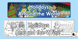 Winter Holidays Around the World Posters (Teacher-Made)