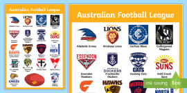 AFL Colouring Pages - Australian Primary Resource