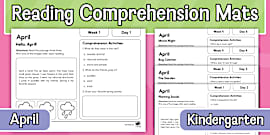 Kindergarten Abraham Lincoln Reading Passage Comprehension