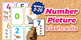 Number Cards 0-20 | Flard Cards | South Africa
