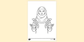 FREE! - BSL Cow Colouring Sheet | Colouring Sheets - Twinkl