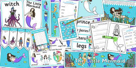 The Little Mermaid Vocabulary Poster - Twinkl