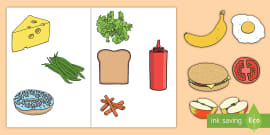 Cafe Food Cut-Outs (teacher made)