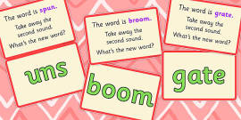 Initial Phoneme Deletion Jigsaws Set 2 - initial, phoneme, jigsaw