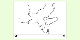 Indus Valley Map - KS2 - History - Twinkl