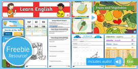 Food Activity Pack English/Italian - Food Activity Pack