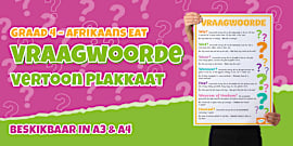 Vraagwoorde Woordkaarte