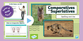 Comparative and Superlative Adverbs PowerPoint - Twinkl