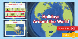 Winter Holidays Around the World Posters (Teacher-Made)