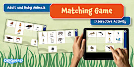 Animals and Their Babies Interactive Matching Game
