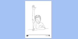 FREE! - Milo Name Simple Colouring Activity Sheet - Twinkl