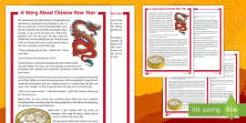 Chinese New Year Reading Comprehension Activity | Twinkl