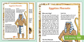 LKS2 Ancient Egyptians Differentiated Reading Comprehension Activity
