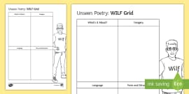 AQA GCSE Unseen Poetry Comparison: Lesson 1 (teacher made)